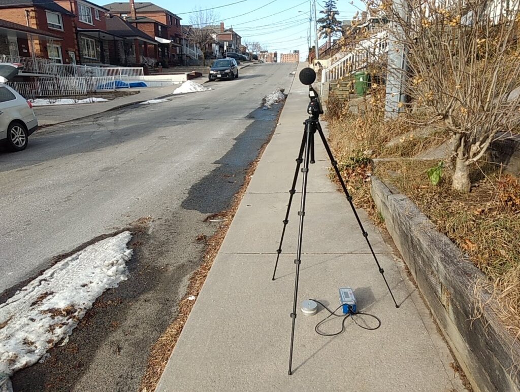 Noise and Vibration Monitoring Storm Trunk Sewer System Toronto